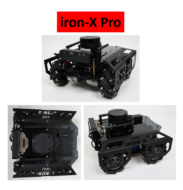 iron-X หุ่นยนต์ฝึกทักษะ ROS mobile Robot with mecanum wheels สายพันธุ์ ...