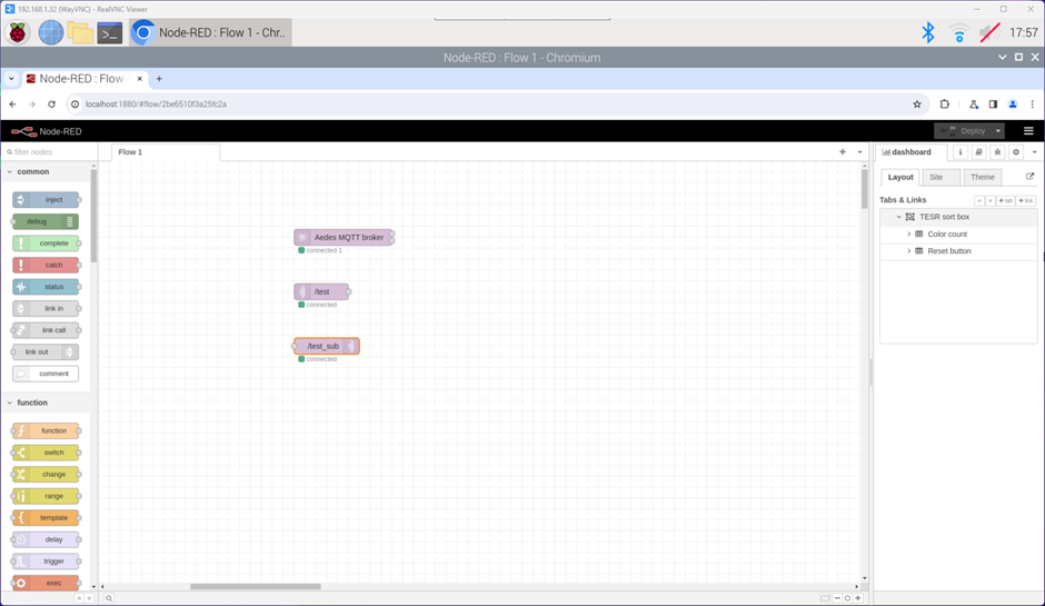 การทำ IoT โดยใช้ Node-RED ใน Raspberry pi 5 - TESR Shop