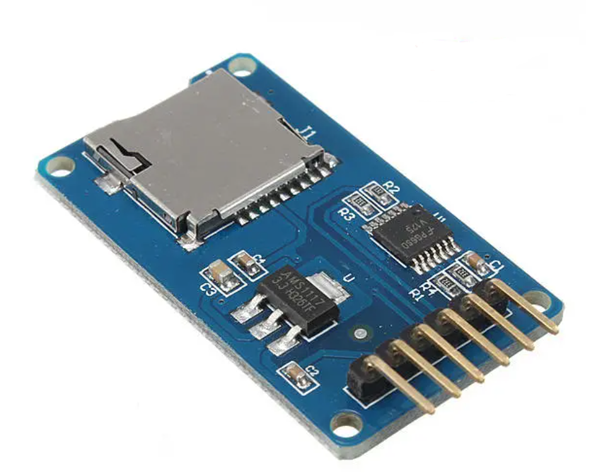 Micro SD card mini TF card reader module (SPI interfaces) สำหรับ ...